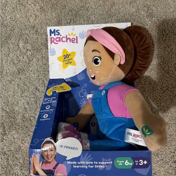 Ms. Rachel | Toys | Brand New Ms Rachel Interactive Plush Toy Pink And ...